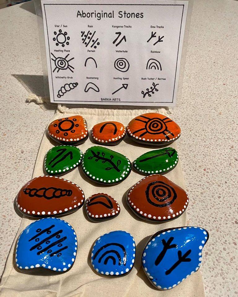 Aboriginal Story Stones | wooden, quality, educational, open-ended ...